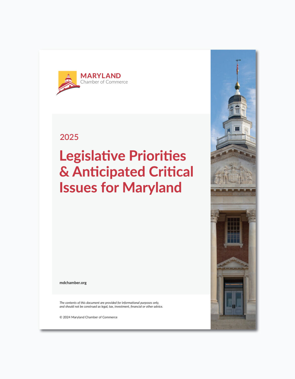 2025 Legislative Priorities & Critical Issues — Maryland Chamber of ...